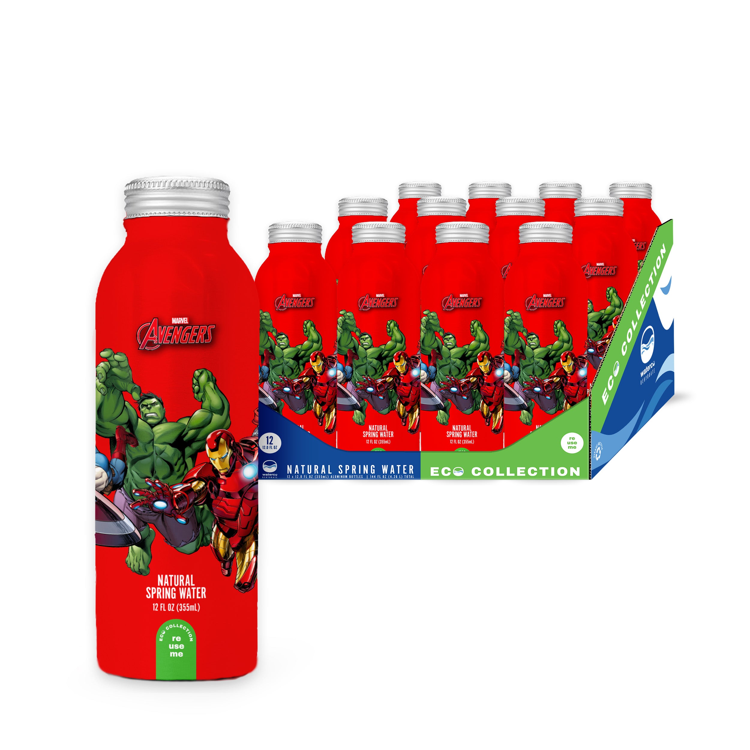 Marvel Avengers Bottled Water - Group 1 | Spring Water | WaterCo ...